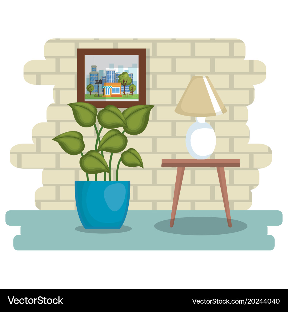 Elegant house place scene Royalty Free Vector Image