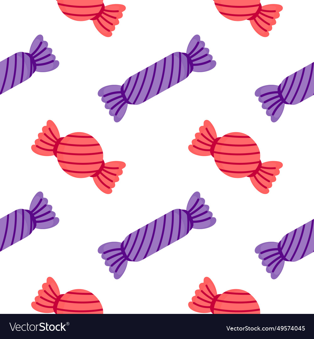 Candy seamless pattern Royalty Free Vector Image