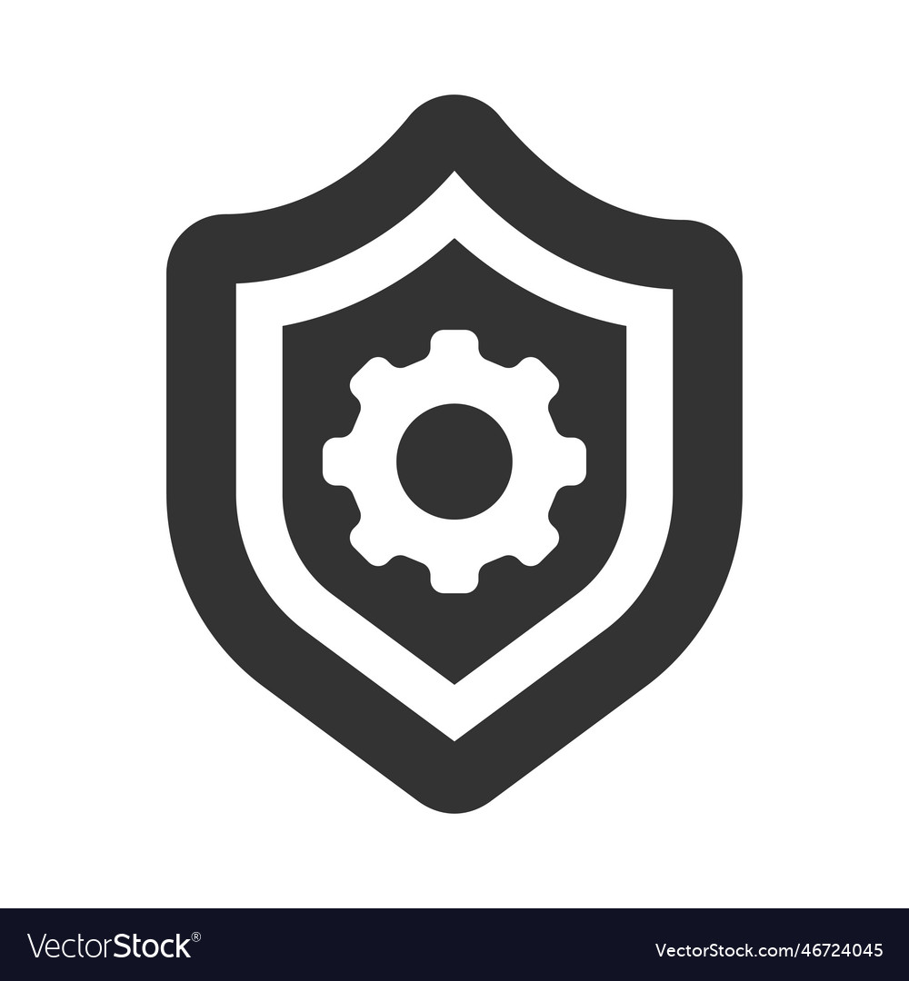 Security Configuration Icon Royalty Free Vector Image