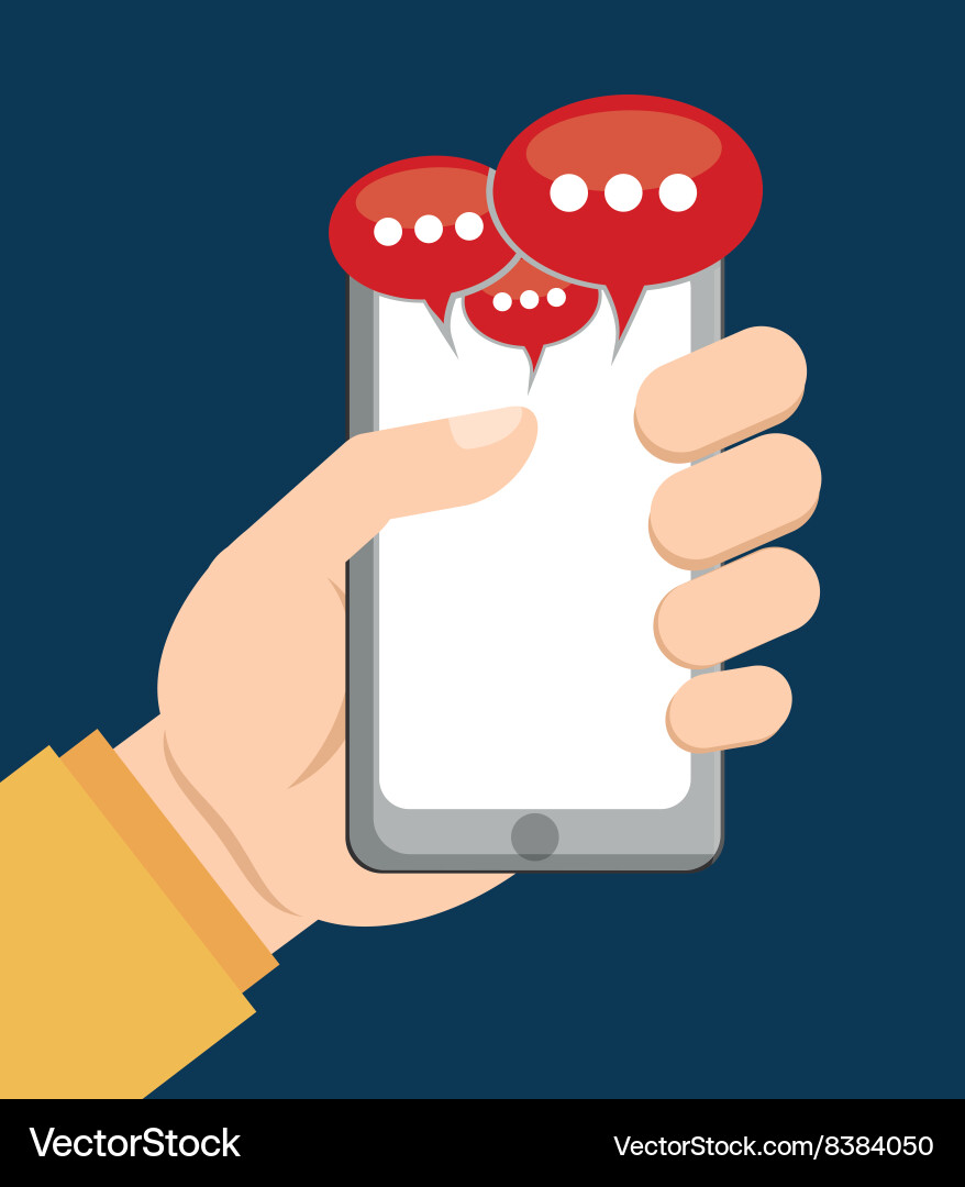 Graphic of chat design Royalty Free Vector Image