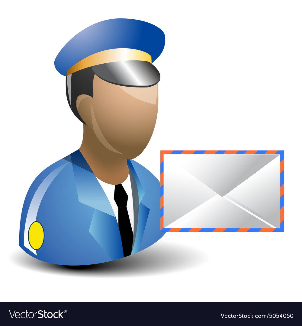 Postman icon Royalty Free Vector Image - VectorStock