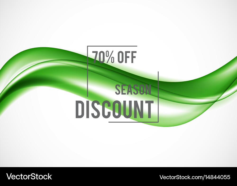 Abstract advertising sale design template Vector Image