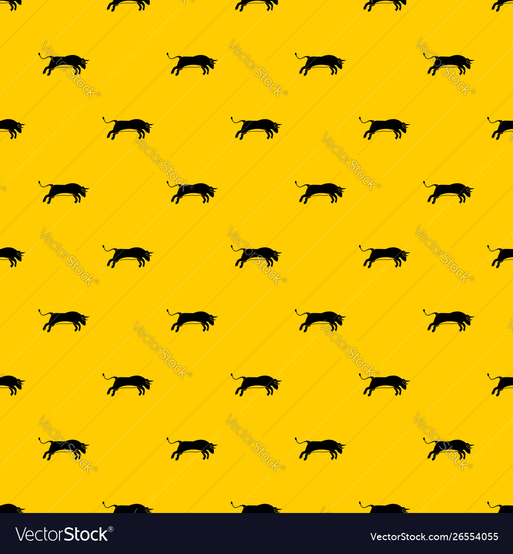 Bull pattern Royalty Free Vector Image - VectorStock
