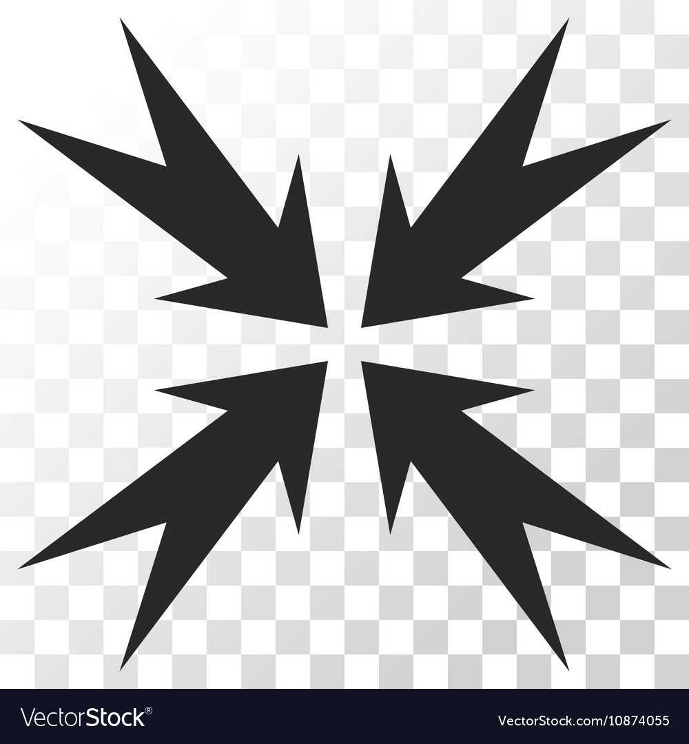 Compression arrows icon Royalty Free Vector Image