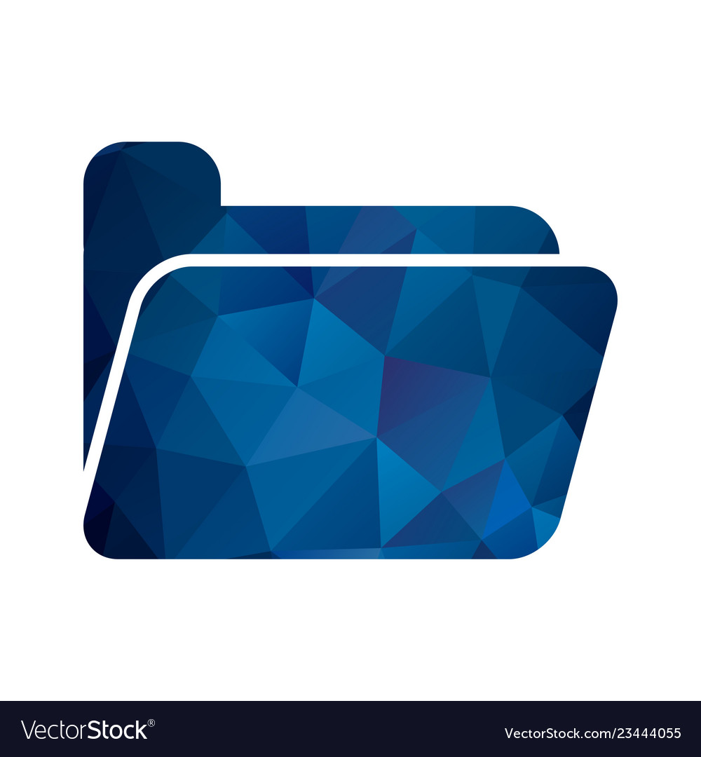Folder icon Royalty Free Vector Image - VectorStock