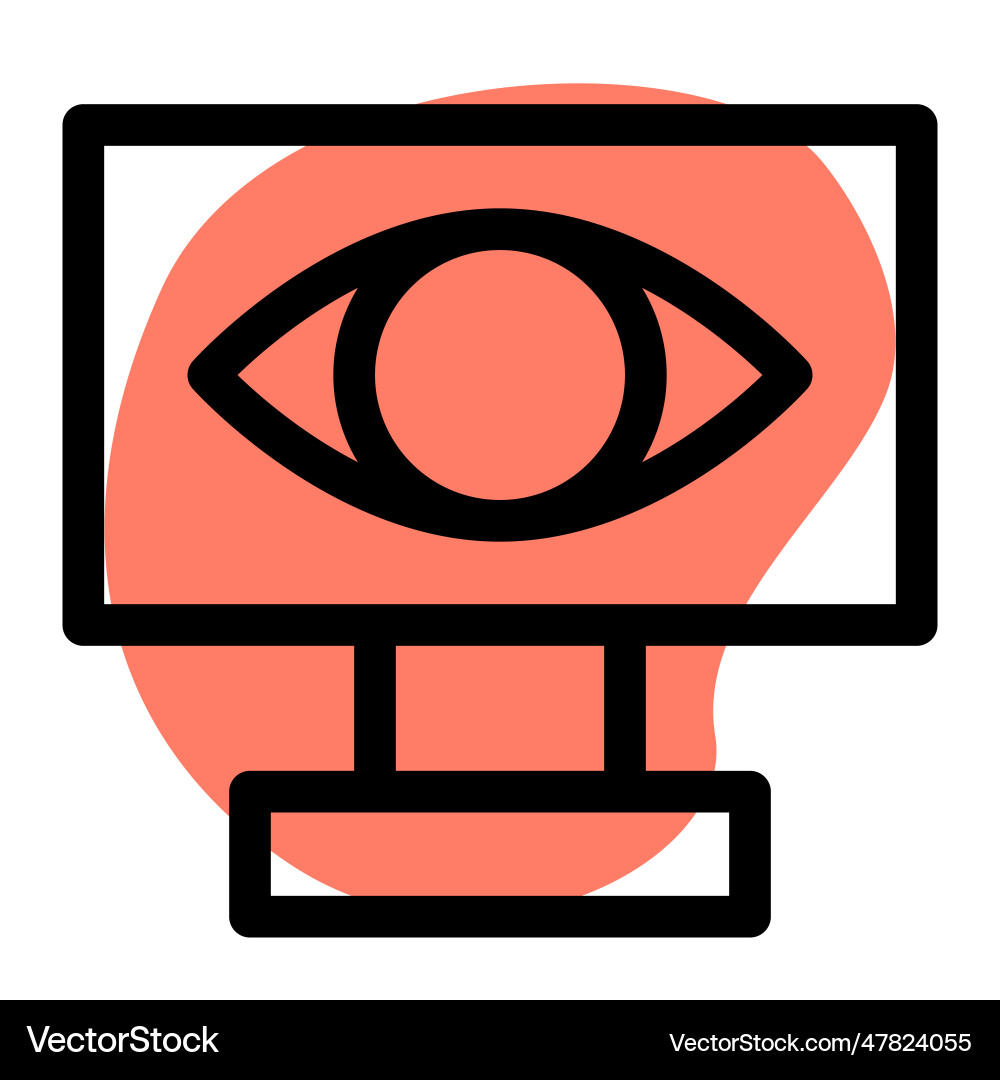 Gather information in secret with spyware Vector Image