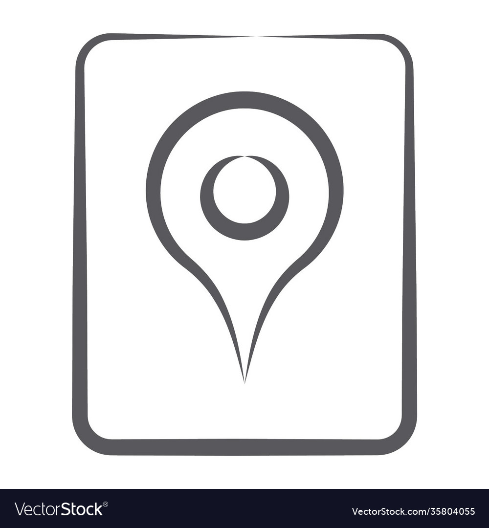 Map marker Royalty Free Vector Image - VectorStock