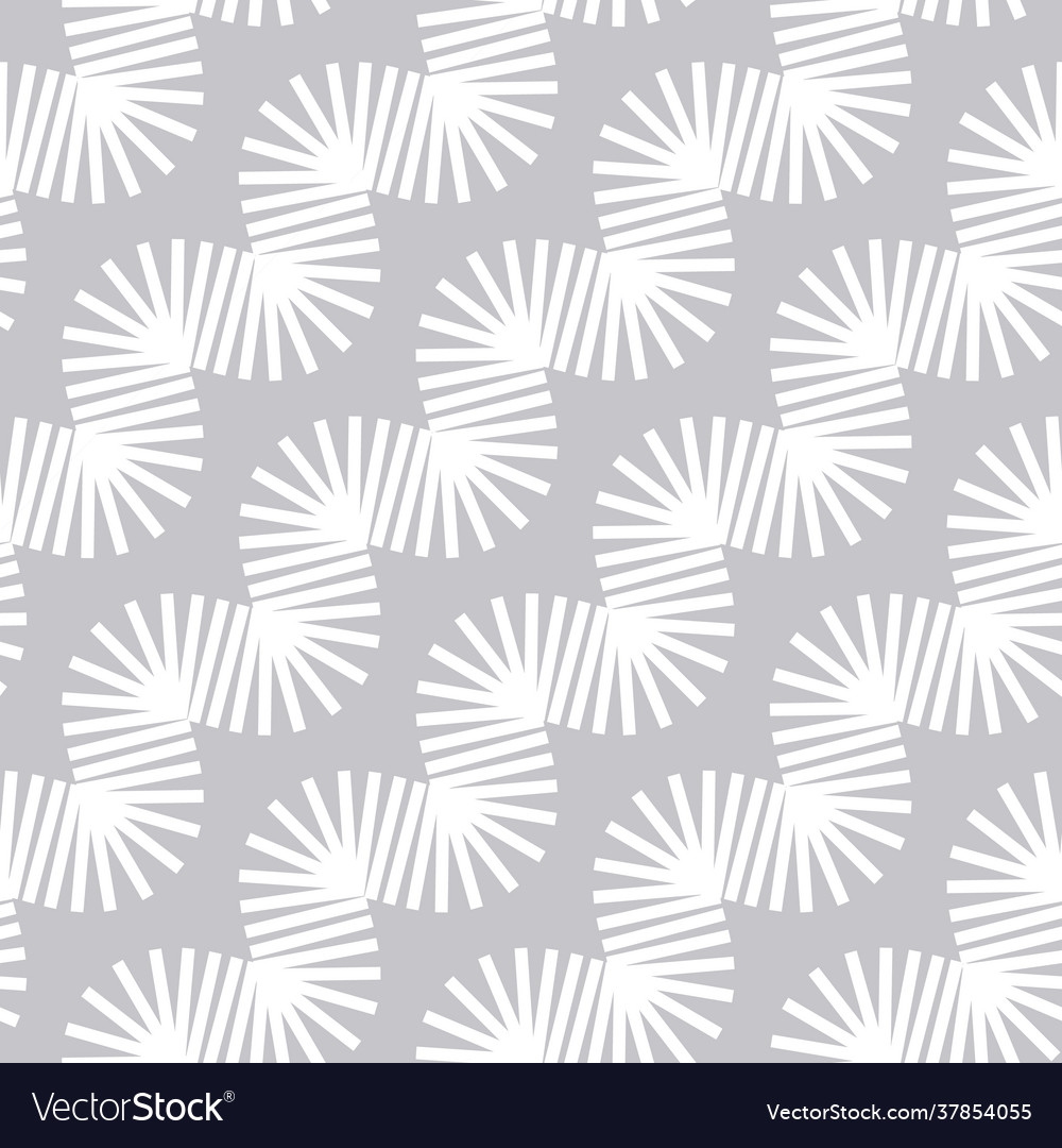 Simple white pattern on a gray background Vector Image