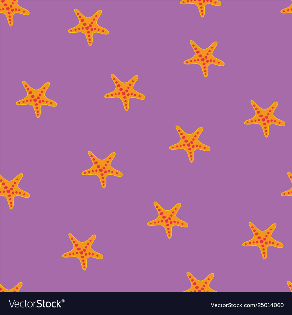 A starfish pattern Royalty Free Vector Image - VectorStock