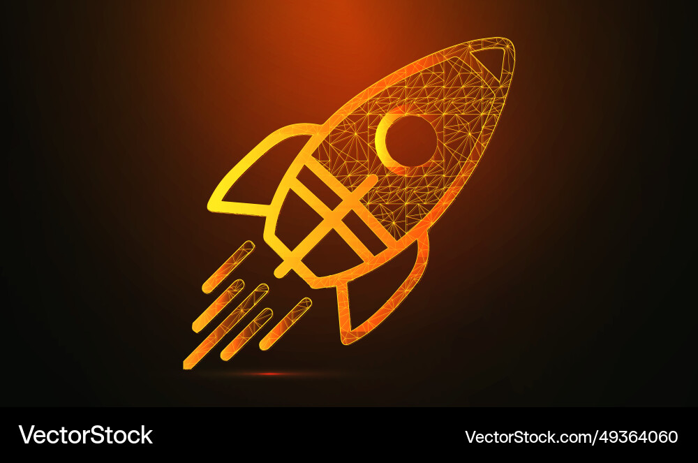 Abstract grow symbol digital transformation Vector Image