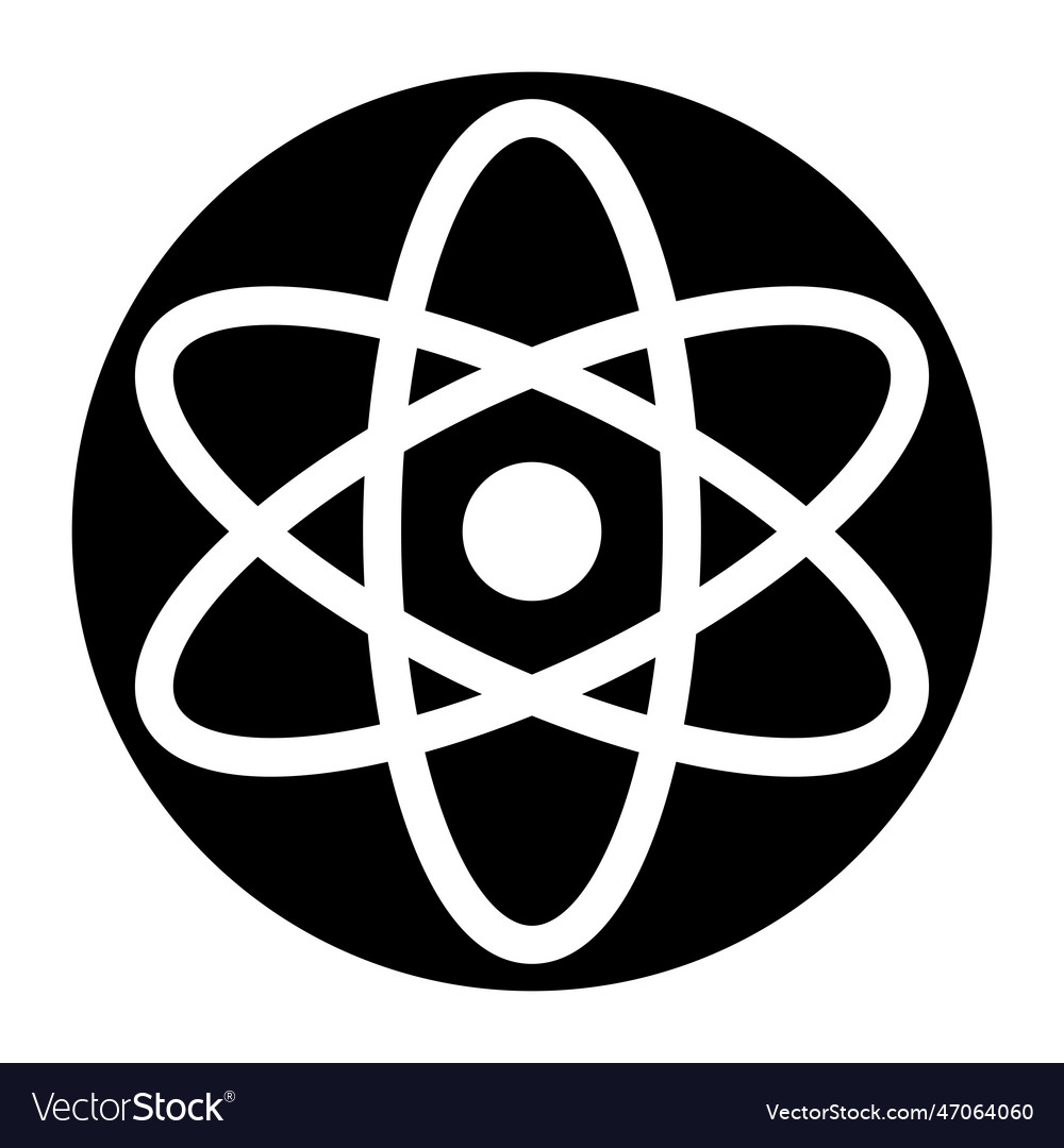 Atom icon Royalty Free Vector Image - VectorStock