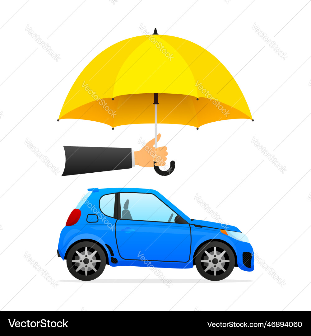 Car insurance policy auto concept Royalty Free Vector Image
