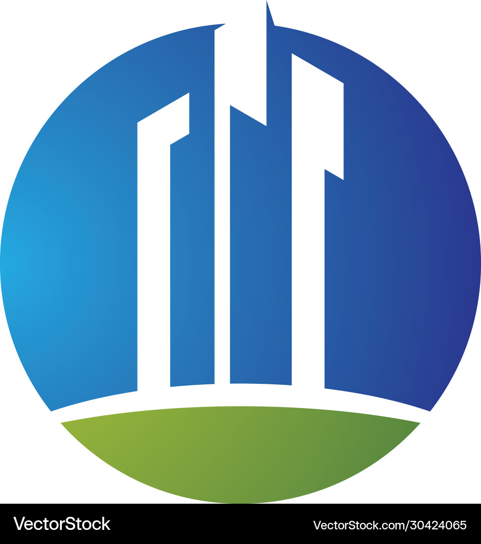 Real estate symbol icon Royalty Free Vector Image