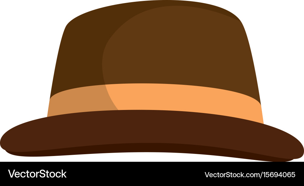 Vintage hat fashion Royalty Free Vector Image - VectorStock