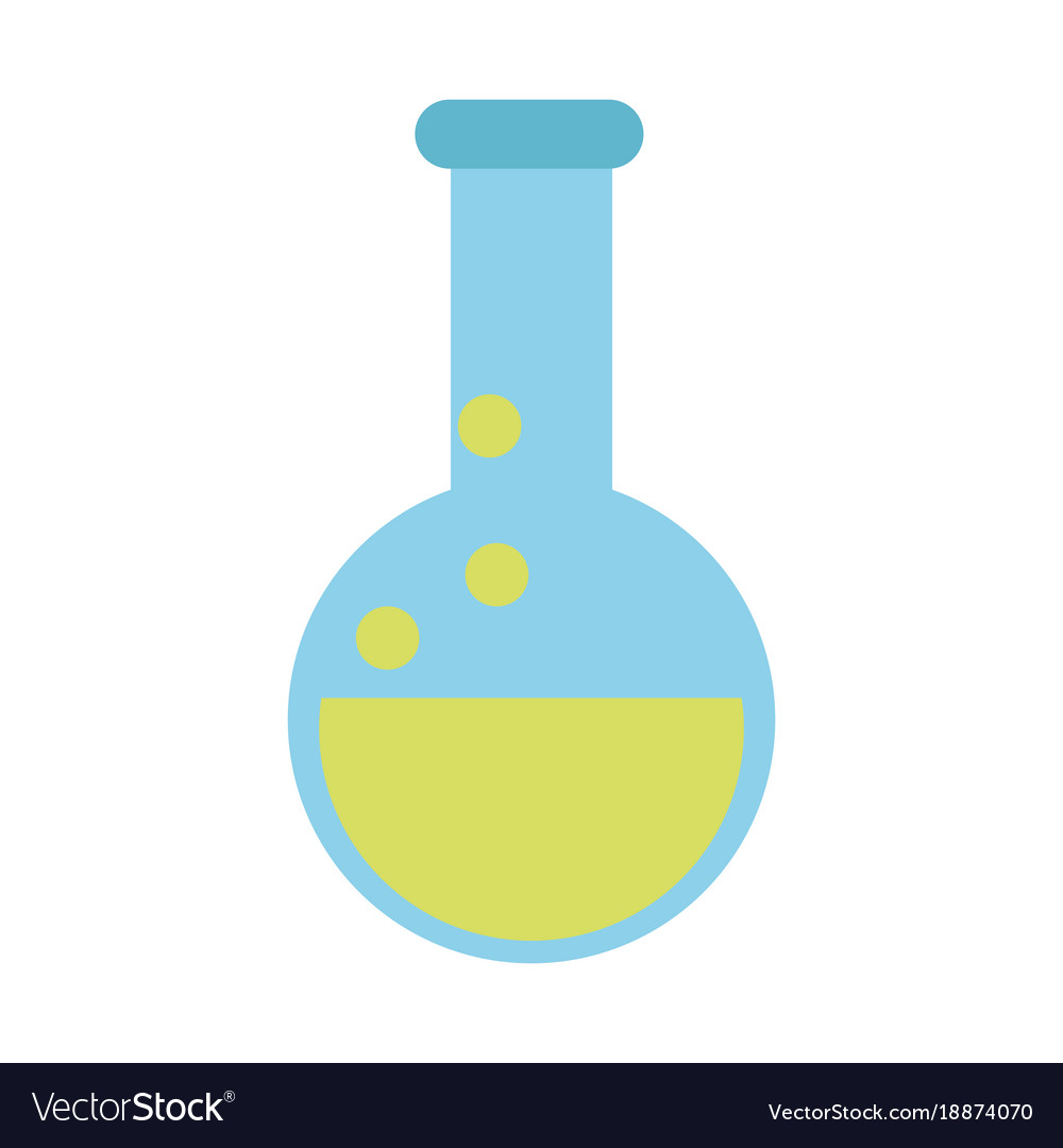 Isolated flask design Royalty Free Vector Image