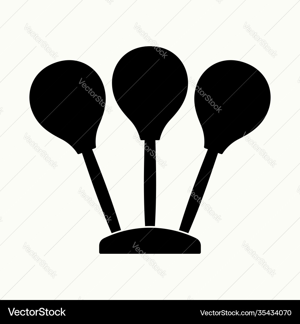 Spoons related to castanets musical percussion Vector Image