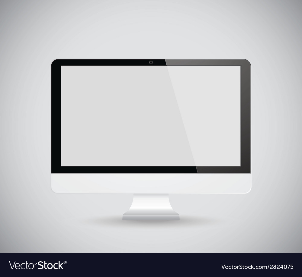 Computer display Royalty Free Vector Image - VectorStock