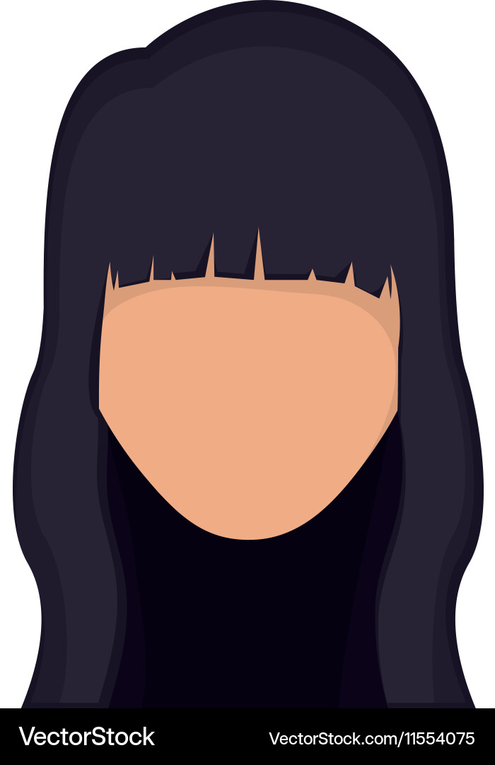 Isolated woman head design Royalty Free Vector Image