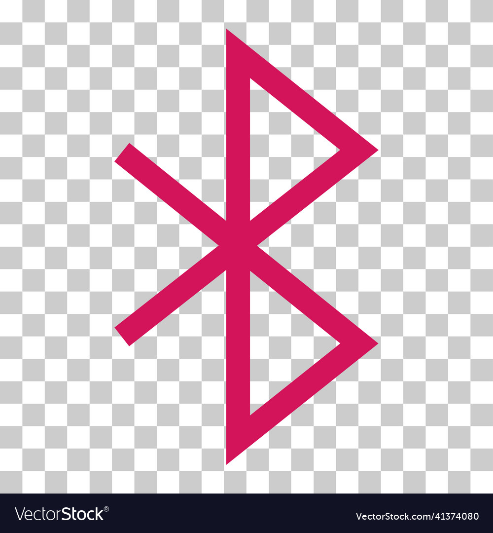 Bluetooth technology icon network connection web Vector Image