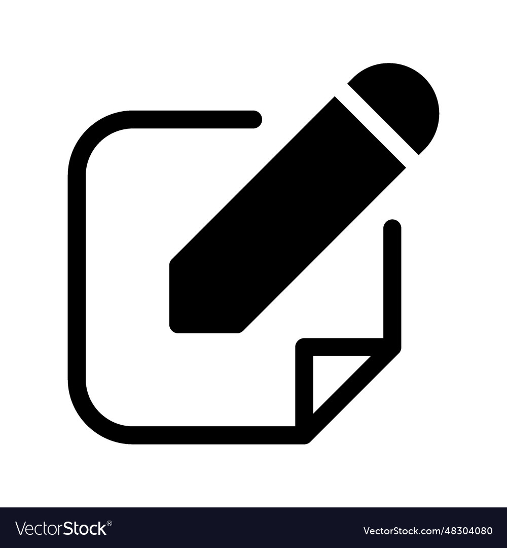 Edit icon Royalty Free Vector Image - VectorStock