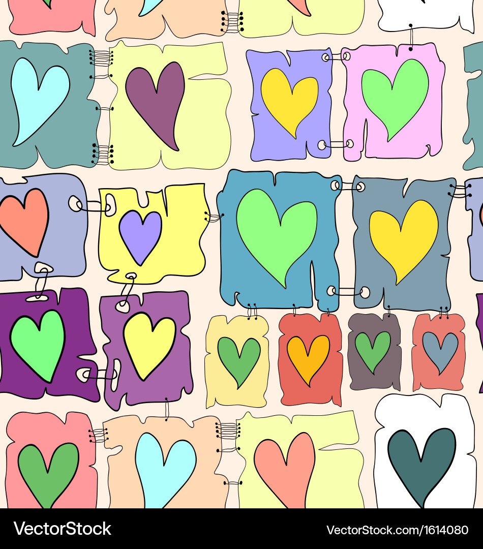 Seamless pattern of connected parts Royalty Free Vector