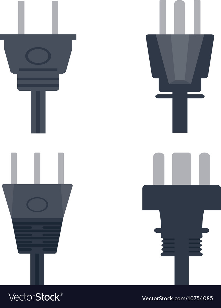Electrical outlet plug Royalty Free Vector Image