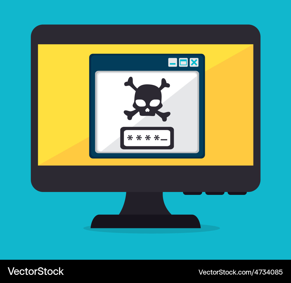 Security system design Royalty Free Vector Image