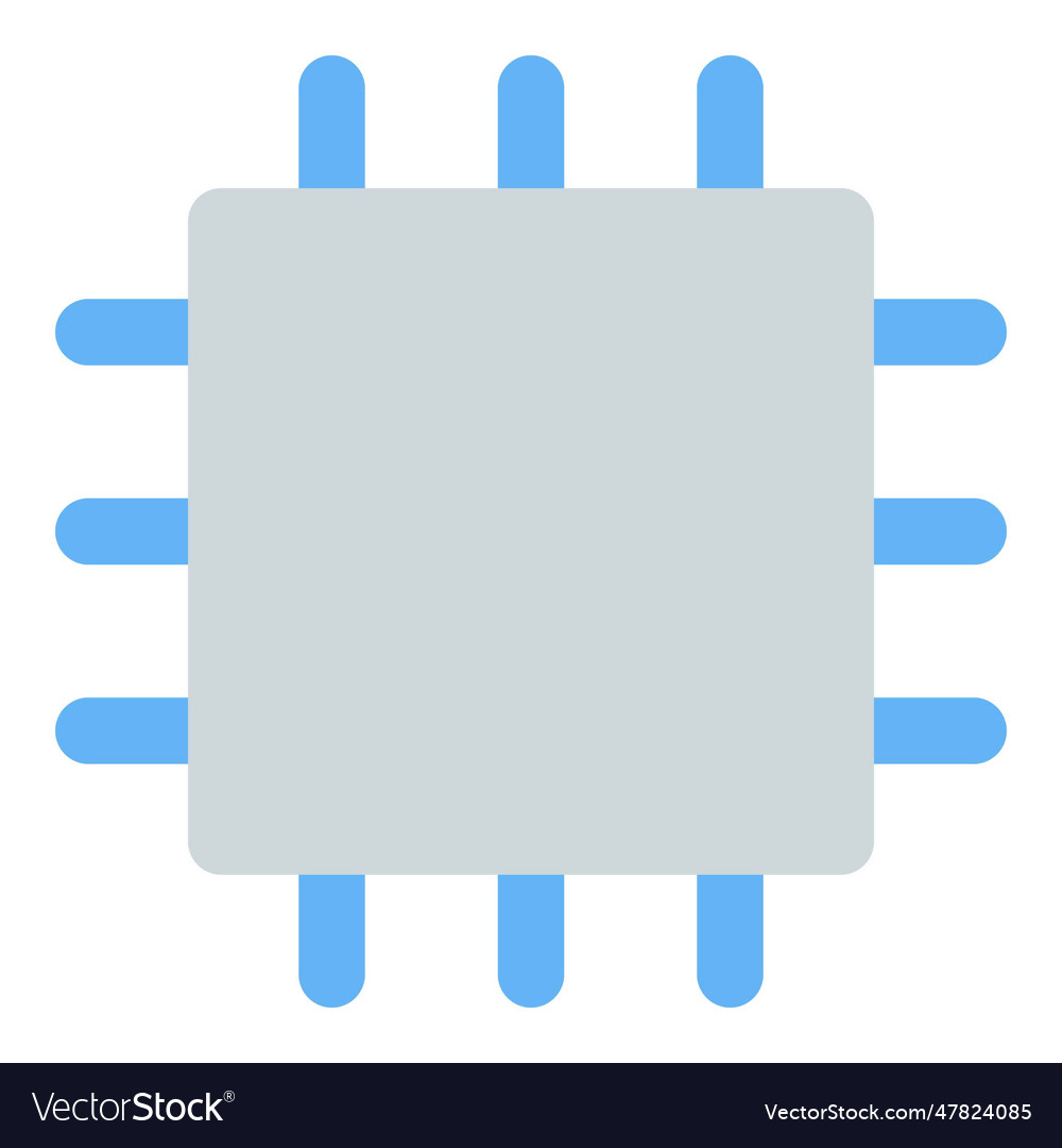 Wireless microchip a device controller Royalty Free Vector