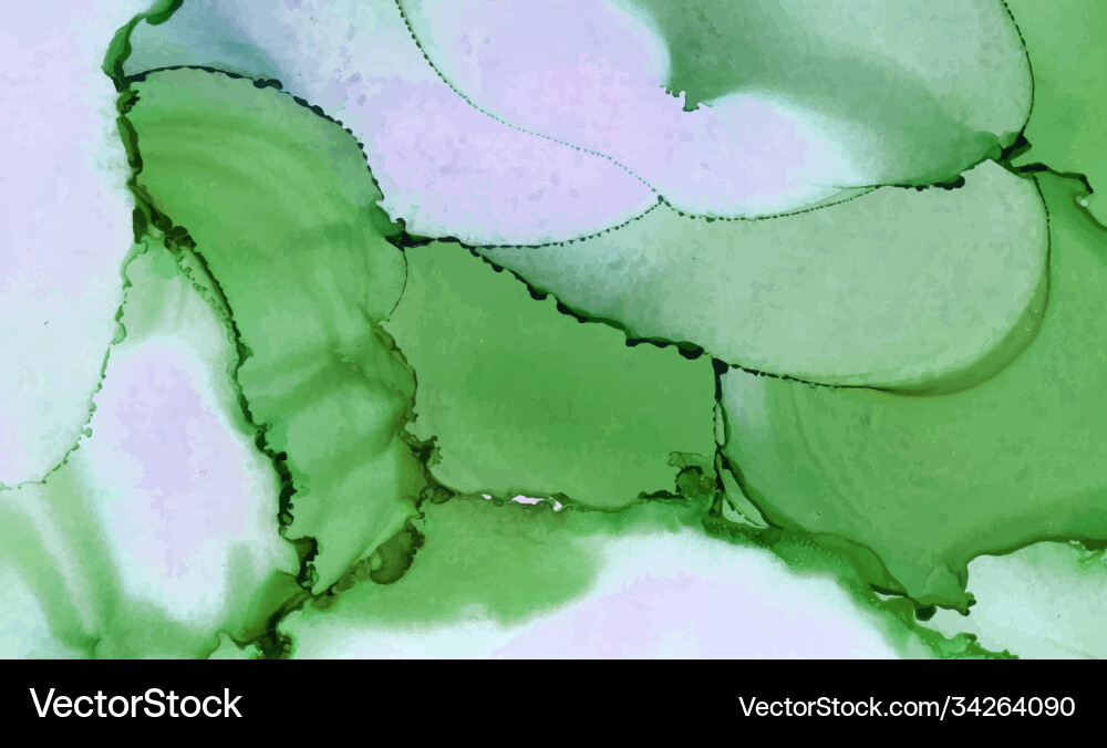 Alcohol ink texture banner fluid ink abstract Vector Image