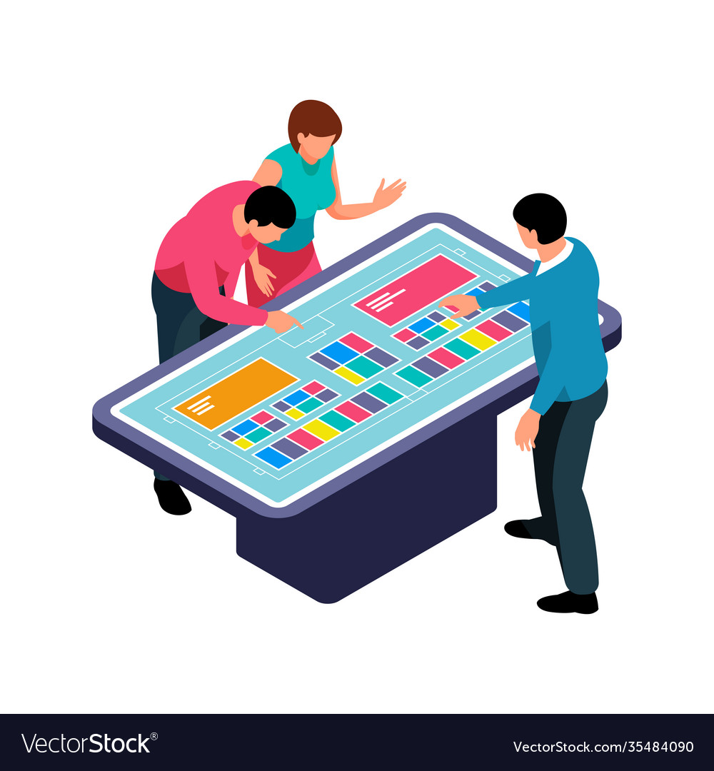 Interactive panel Royalty Free Vector Image - VectorStock