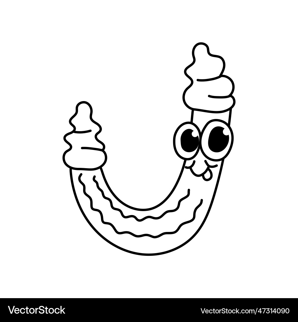J-cone ice cream jipangyi corn pipe ice cream Vector Image