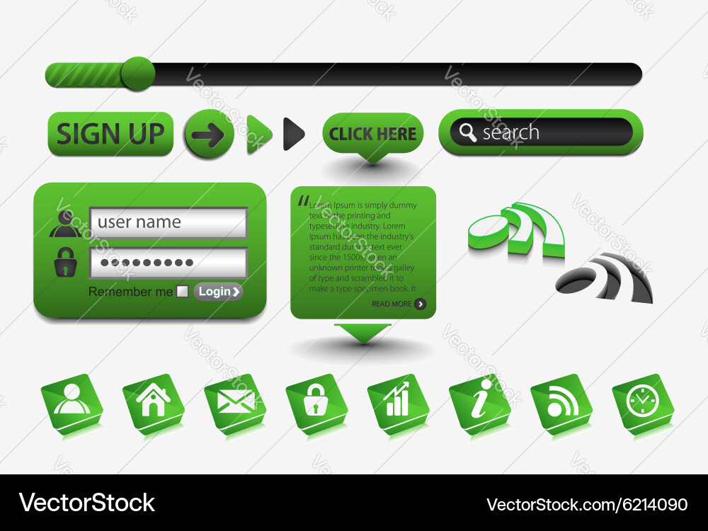 Layout element design Royalty Free Vector Image