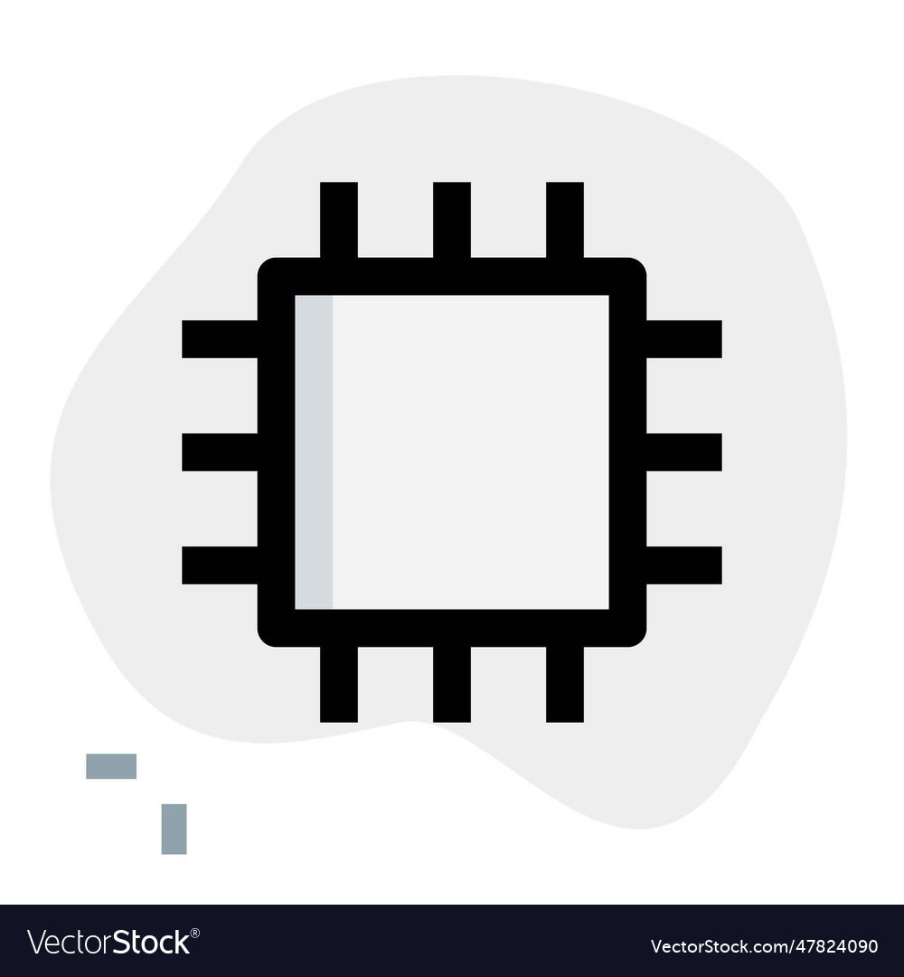 Wireless microchip a device controller Royalty Free Vector