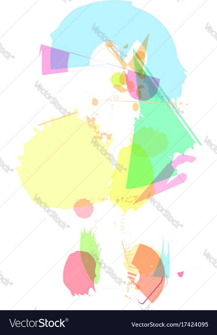 Abstract colorful composition Royalty Free Vector Image