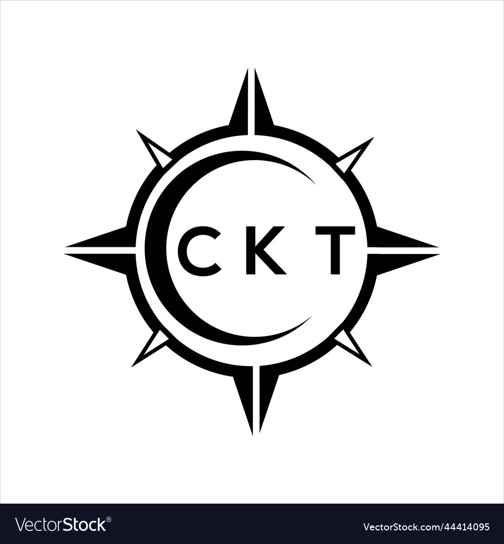 Ckt abstract technology circle setting logo Vector Image