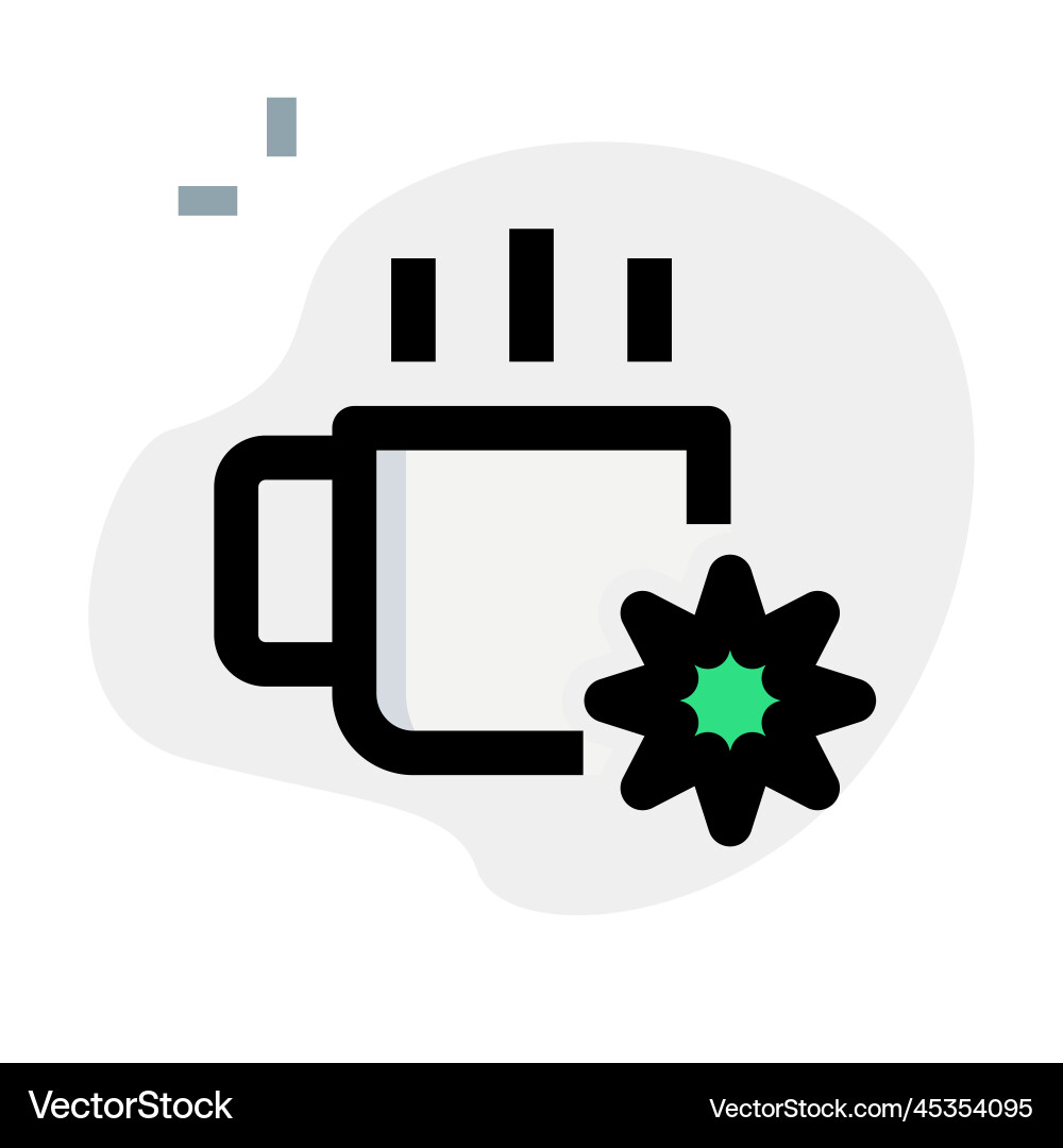 Flavorful chai line icon set Royalty Free Vector Image