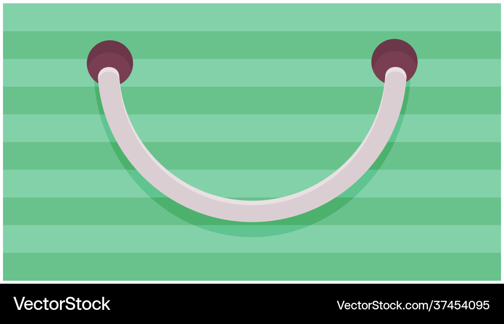 Green striped carton clothes storage box Vector Image