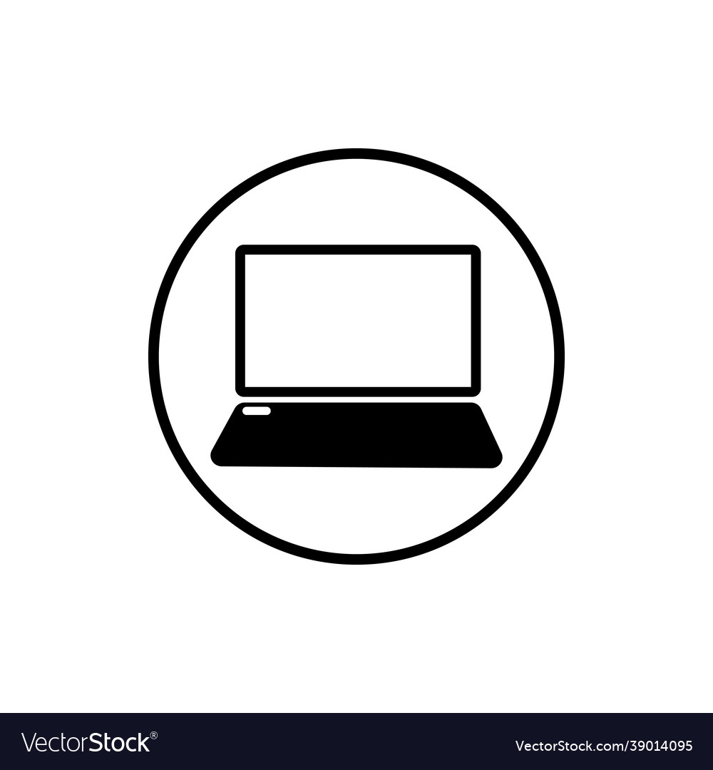 Laptop icon Royalty Free Vector Image - VectorStock Laptop icon Royalty Free Vector Image - VectorStock