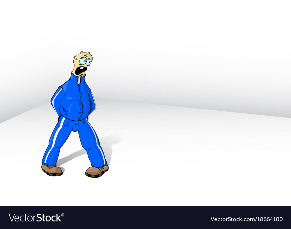 Fool man Royalty Free Vector Image - VectorStock