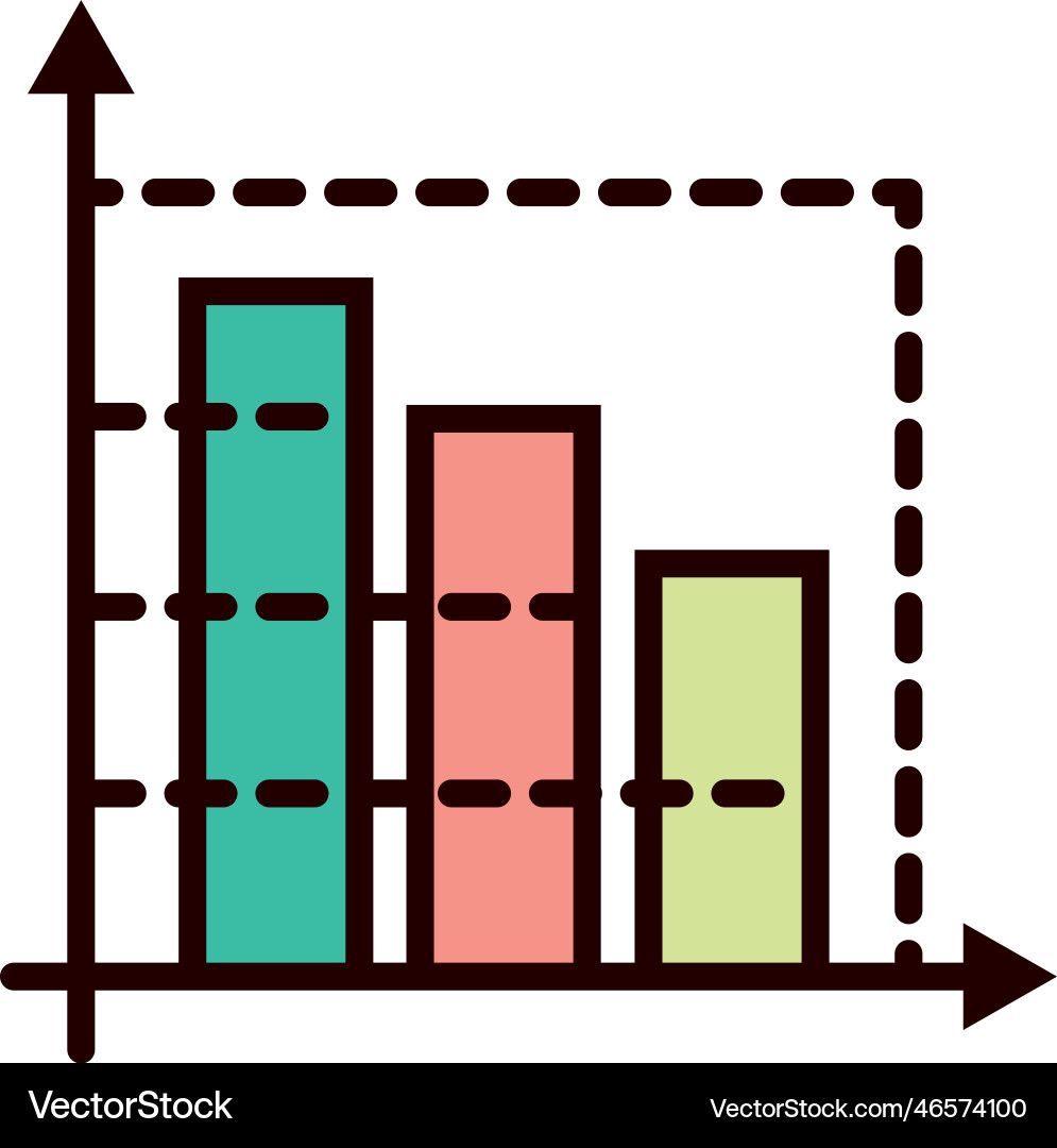 Math diagram icon Royalty Free Vector Image - VectorStock