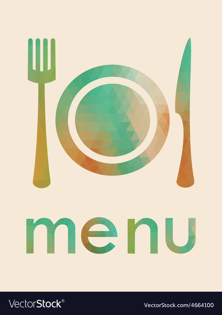 Menu design Royalty Free Vector Image - VectorStock