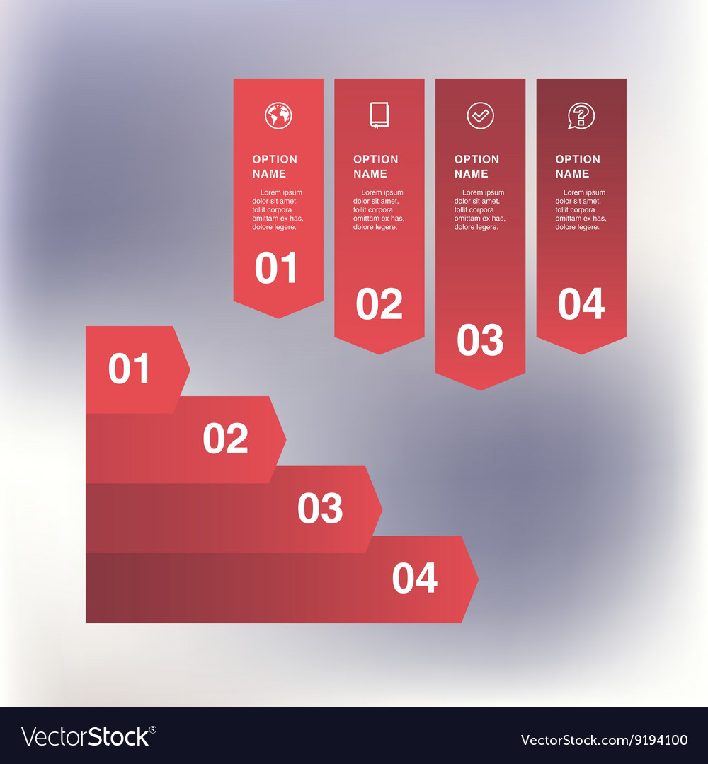 Process template Royalty Free Vector Image - VectorStock