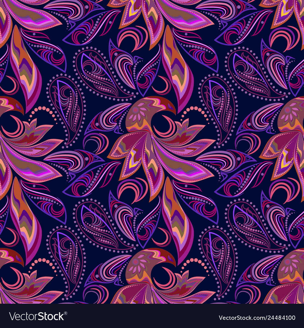 Seamless pattern - phoenix bird Royalty Free Vector Image