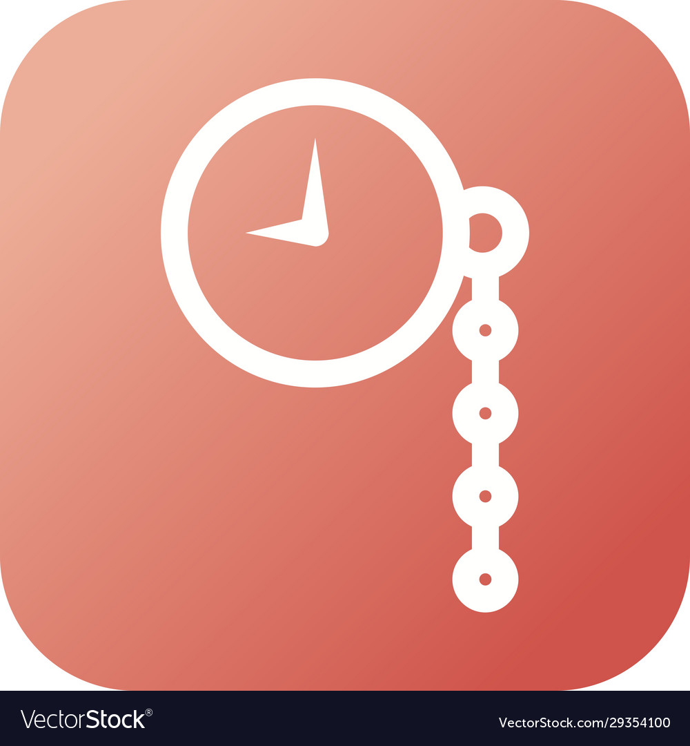 Unique pocket watch glyph icon Royalty Free Vector Image Unique pocket watch glyph icon Royalty Free Vector Image