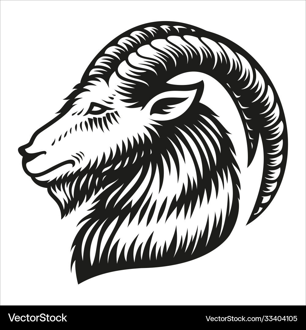 Capricorn zodiac sign Royalty Free Vector Image