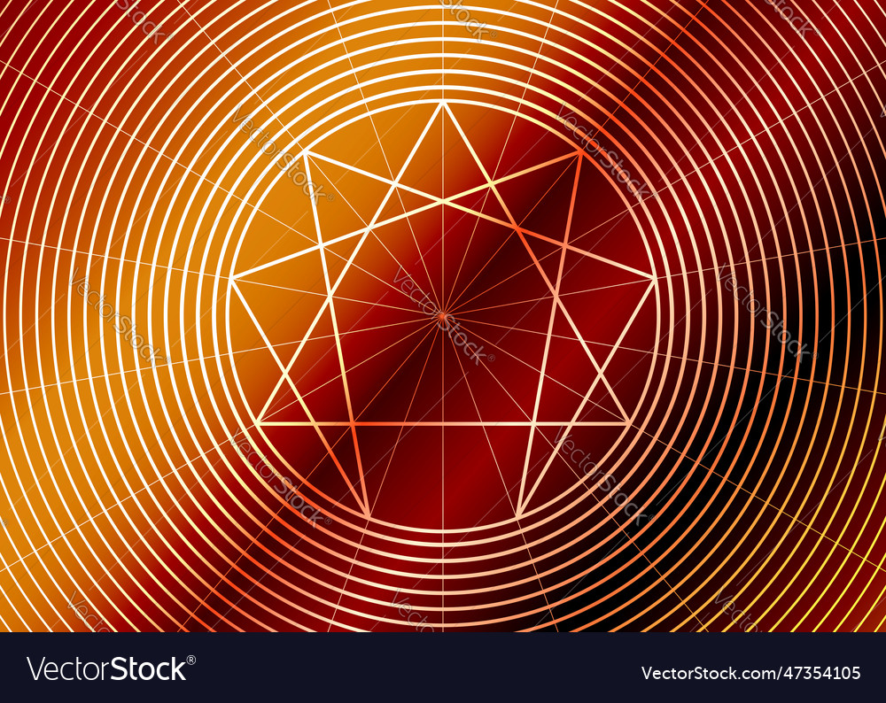 Enneagram icon sacred geometry white diagram Vector Image Enneagram icon sacred geometry white diagram Vector Image