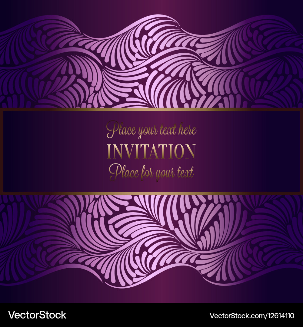 Abstract background with antique luxury violet Vector Image