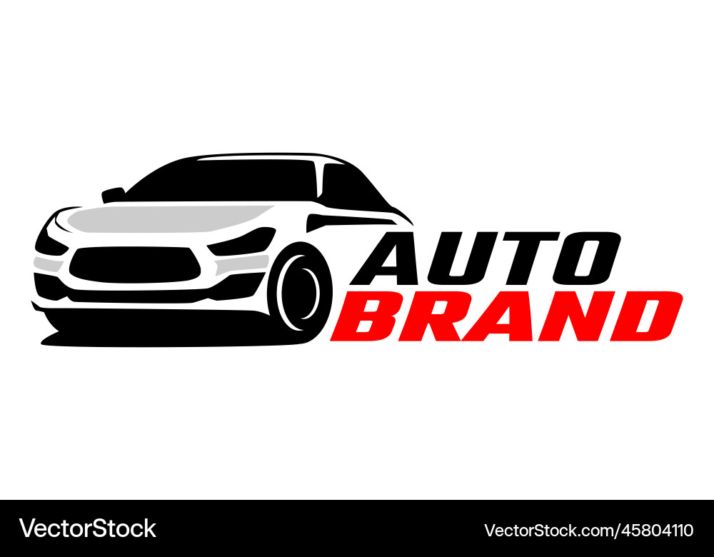 Automotive speed car logo Royalty Free Vector Image