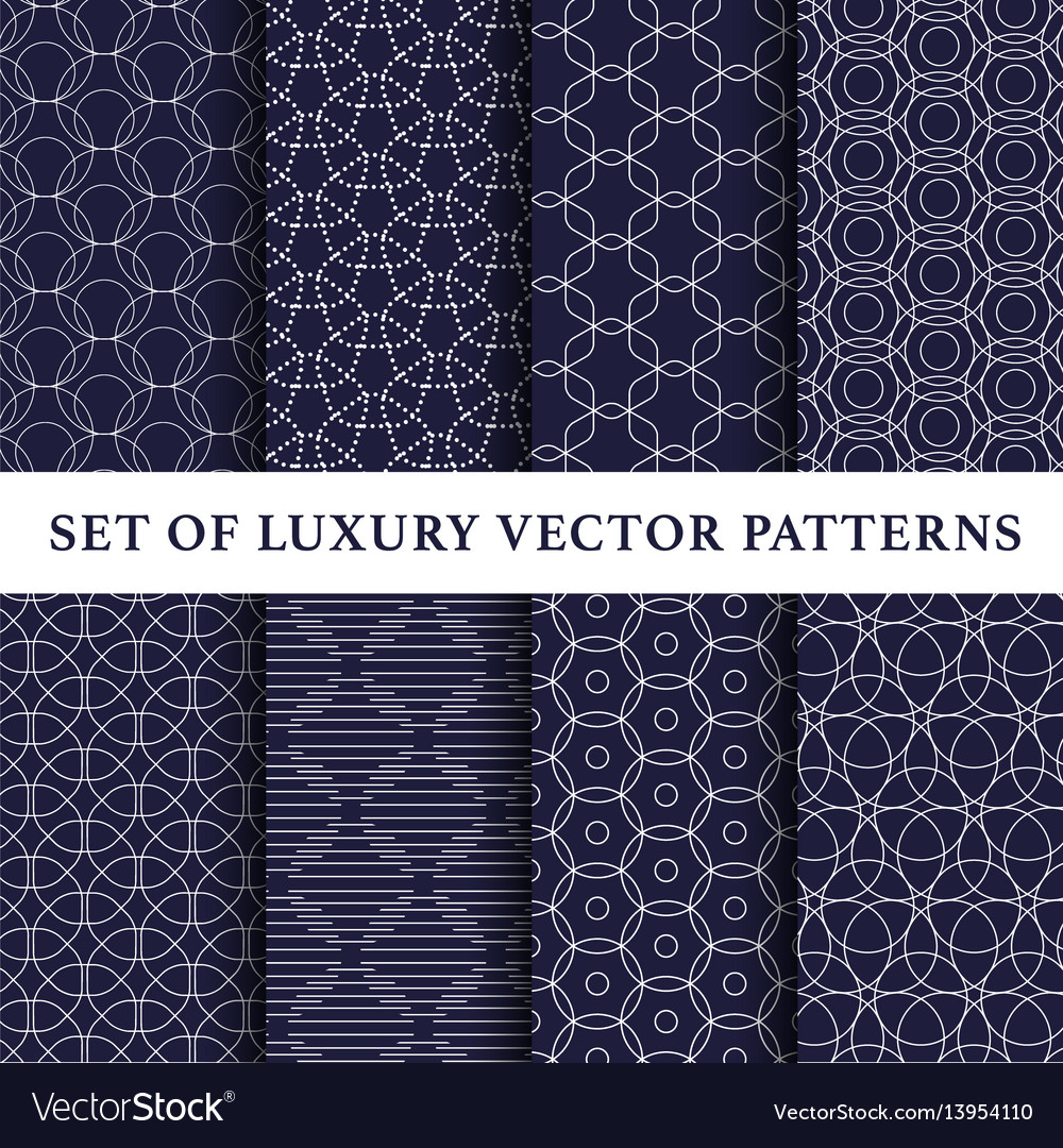 Eastern style pattern pack Royalty Free Vector Image
