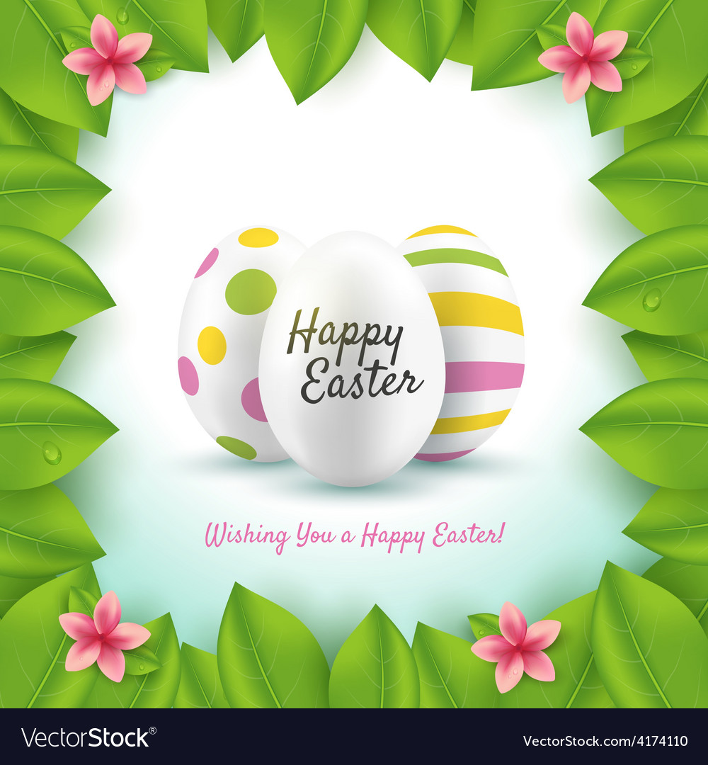 Happy easter Royalty Free Vector Image - VectorStock